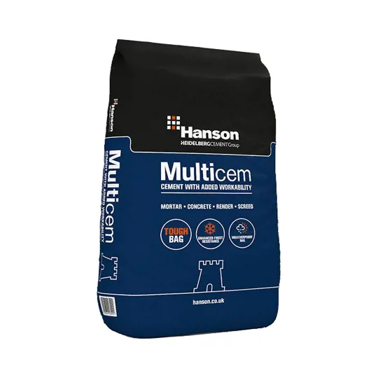 Hanson Multicem Cement, 25kg Paper Bag | Elliotts