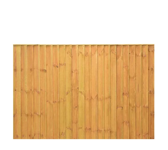Grange Standard Feather Edge Fence Panel SFEP4, Golden Brown 1.2m (6ft ...