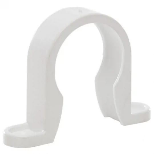 Polypipe WS33W 32mm ABS Pipe Clip, White, 68 x 15mm | Elliotts