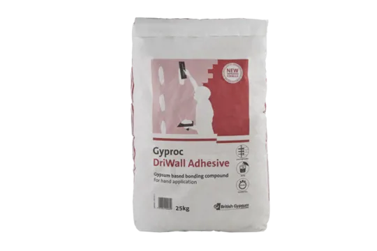 British Gypsum Gyproc Driwall Adhesive, 25kg | Elliotts