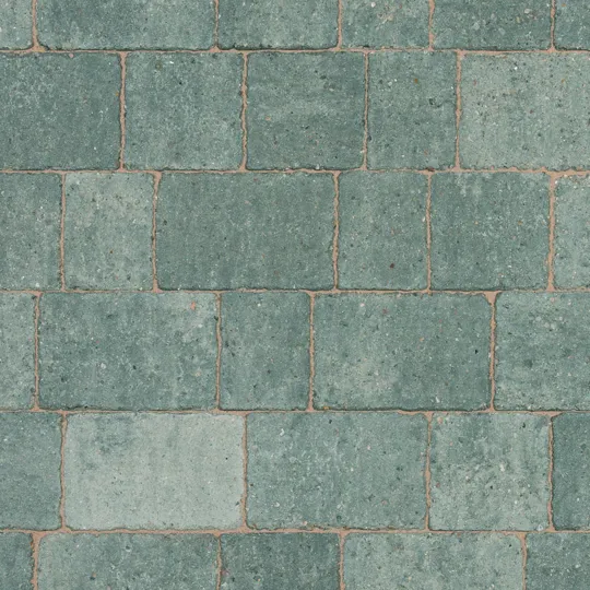 Brett Alpha Trio Block Paving Pack 50mm, 10.82m² - Silver Haze | Elliotts