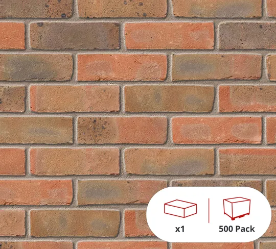 Ibstock Bexhill Red Facing Brick 65mm | Elliotts